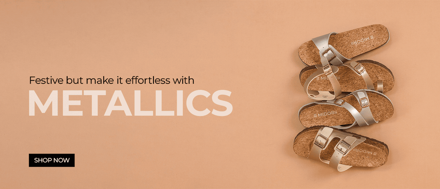 MIDORii: Buy Sandals designed with Japanese footbed technology