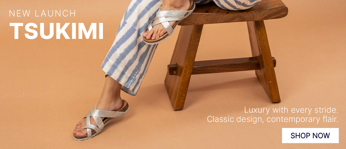 MIDORii: Buy Sandals designed with Japanese footbed technology